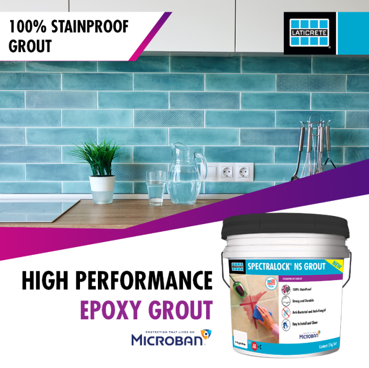 Laticrete SPECTRALOCK NS High Performance Epoxy Grout | Lazada PH