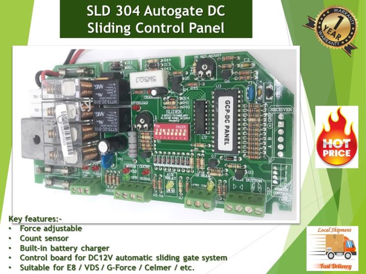 Autogate PCB (SLD 304) DC Sliding Control Panel / Board | Lazada