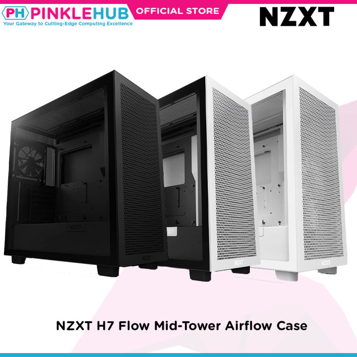 PinkleHub | NZXT H7 Flow Mid-Tower Airflow Case | Lazada PH