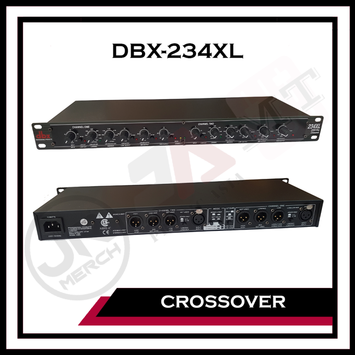[PRONIC ASIA] (DBX-234XL) 2/3/4 way Stereo Active Crossover | Lazada PH