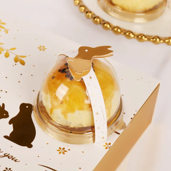 1sheet for Mooncake Rabbit Seal Stickers Egg Yolk Crisp Packaging Box ...