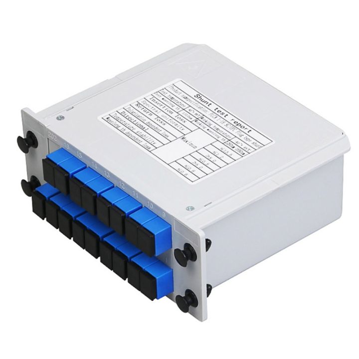 【eryu01】1X16 Fiber Optic Splitter Box FTTH PLC Type Optical Coupler ...