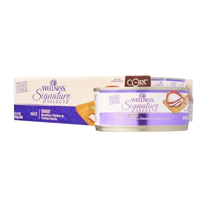 Wellness CORE Signature Selects Wet Cat Food - Pate Kitten Boneless ...