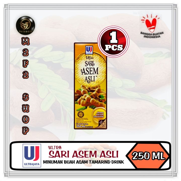 Ultra Minuman Sari Asem Asli | Kotak UHT - 250 ml (Kemasan Satuan ...