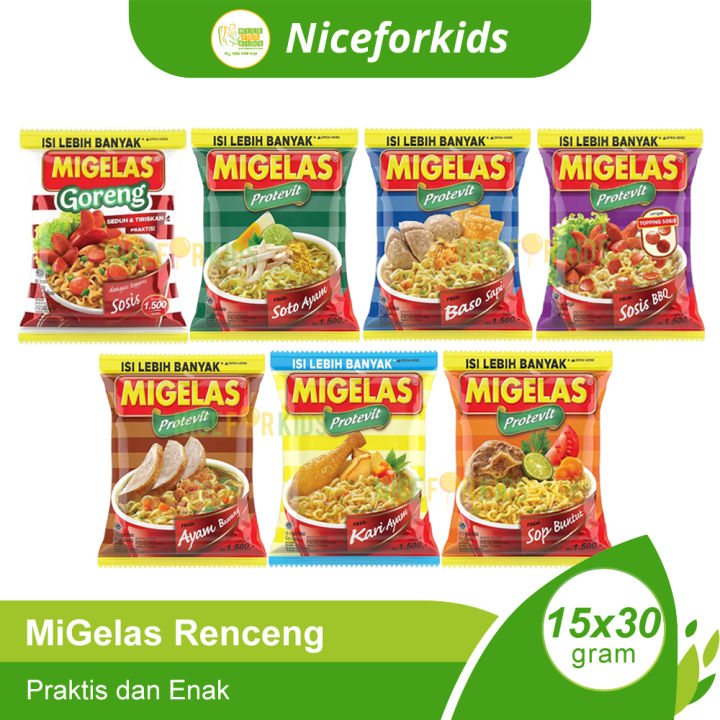 MiGelas Renceng Mi Instan / Mi Gelas Praktis Murah dan Enak | Lazada ...