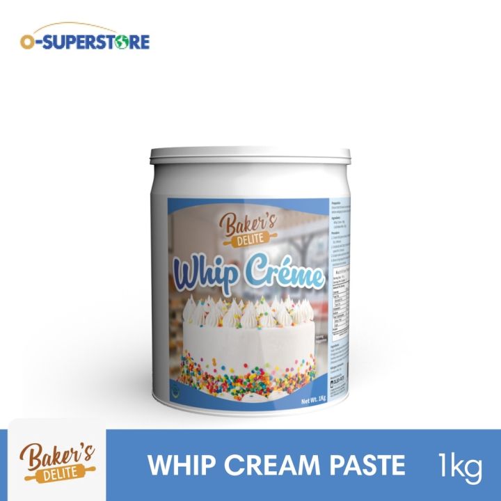 Baker's Delite Whip Cream / Whipping Cream Paste 1kg | Lazada PH