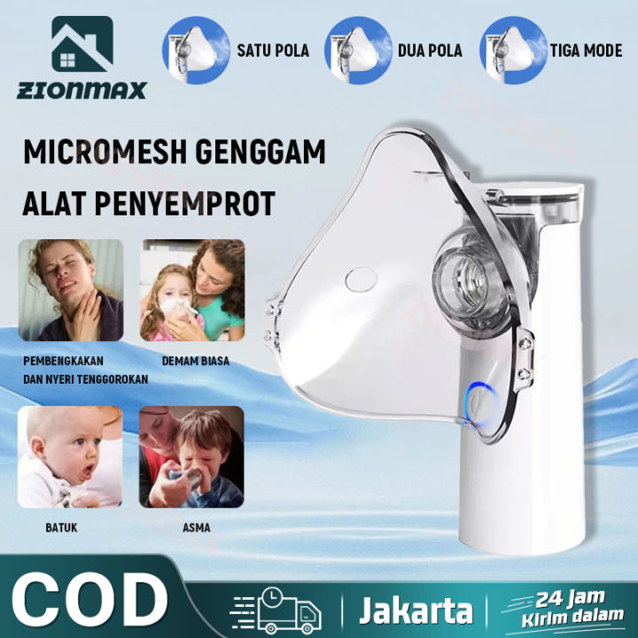 TaffOmicron Alat Terapi Pernapasan Handheld Nebulizer Inhaler Atomizer ...