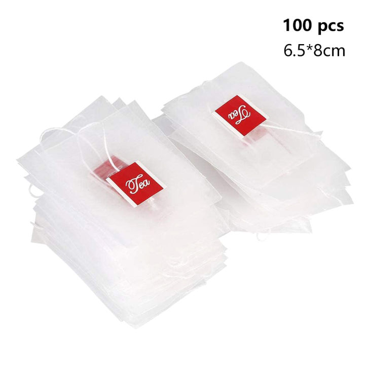 [Miss Lan]100 PCS Nylon Triangle Tea Bag Tea Bag Filter Bag Scented Tea ...