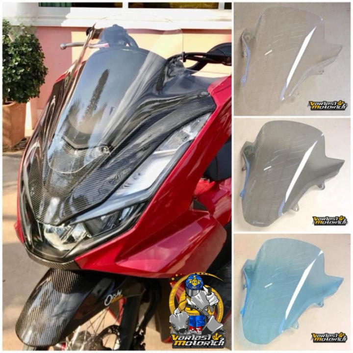 visor pcx 160 presisi - windshield PCX 160 TEBAL 3MM DI JAMI PRESISI ...