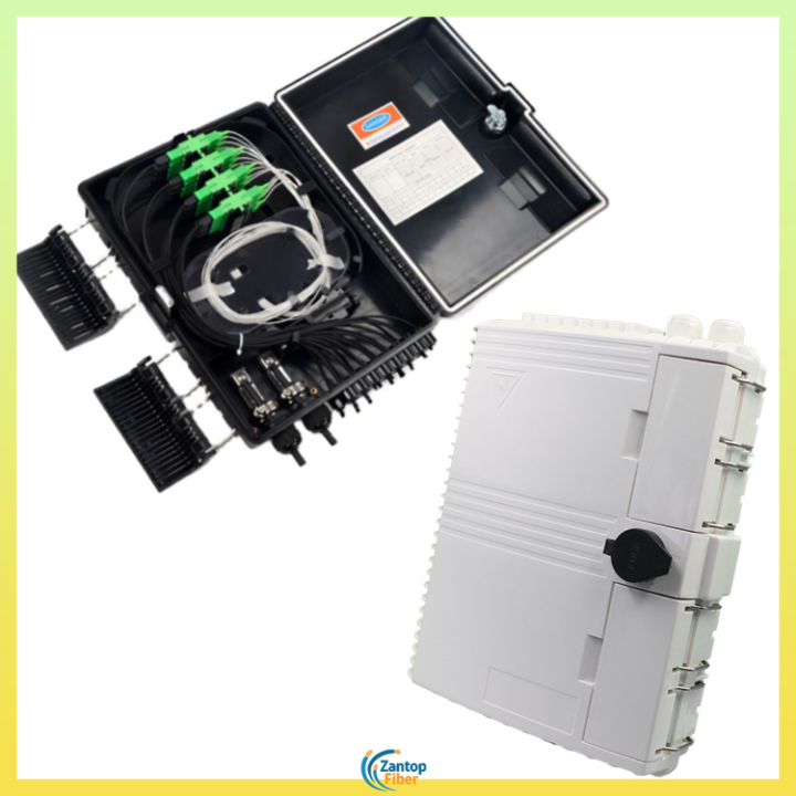 16 Port Nap Box Coupler Type Black/ White Fiber Optical Distribution ...