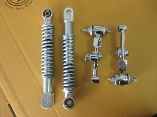 FRONT FORK SHOCK & ARM SET "CHROME" Fit For HONDA C100 CA100 C102 CA102 ...