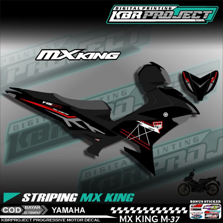MX KING STIKER STRIPING PREMIUM MOTOR KEREN LIS VARIASI MX KING STIKER ...