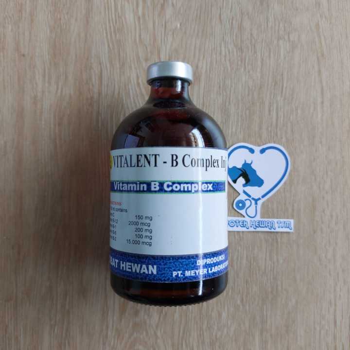 Vitalent B Complex Inj Vitamin B Kompleks Plus Vit C Penambah nafsu ...