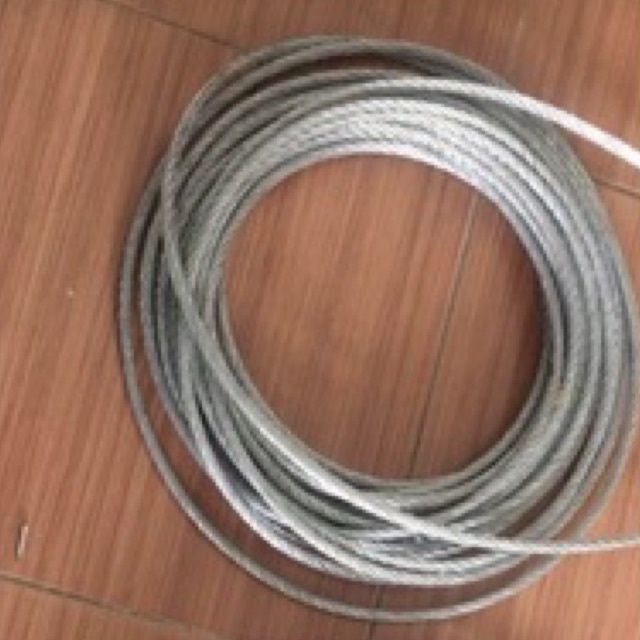 9mili 3/8inci Kabel seling baja galvanis anti karat sling wire rope 9 ...