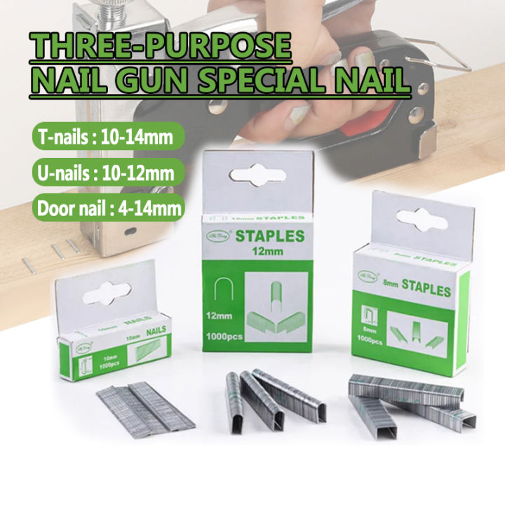Staple Nails Staple Wire Gun Tacker Staple Wire Refill Heavy duty U ...