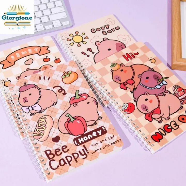 GIORGIONE Capybara Capybara Notebook A5 Line Inner Pages Small Notepad ...