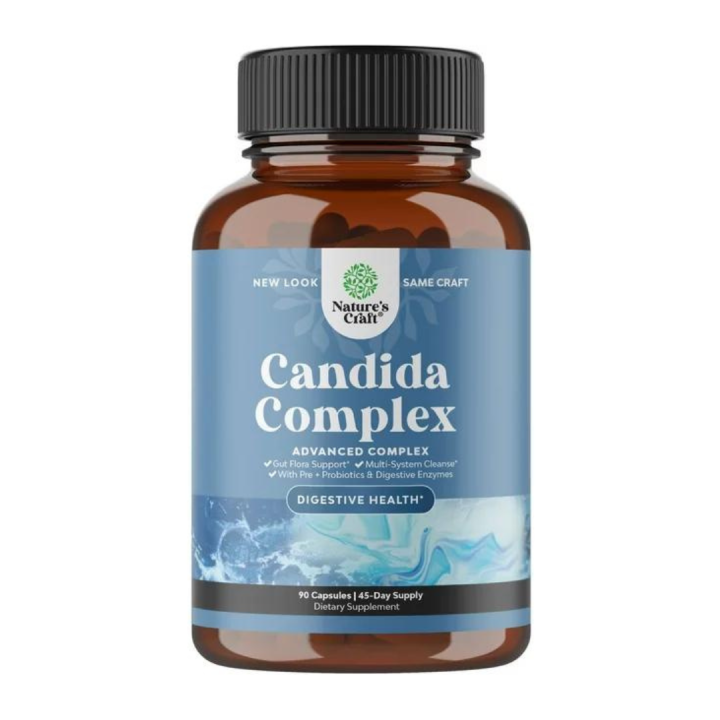 Nature's Craft Candida Complex Digestive Health 90 Capsules 45-Day ...