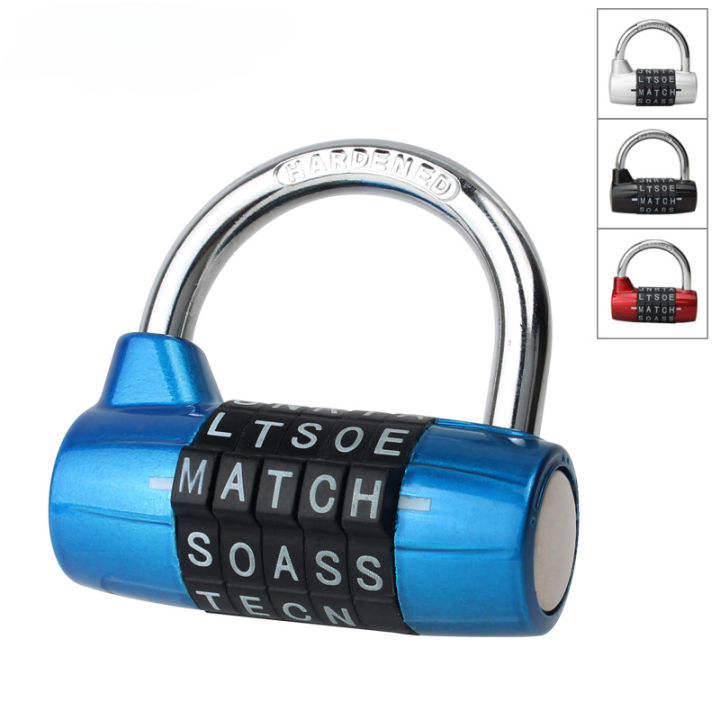 Alphabet Combination Lock 5-digit Alphabet Combination Code Lock Locker ...