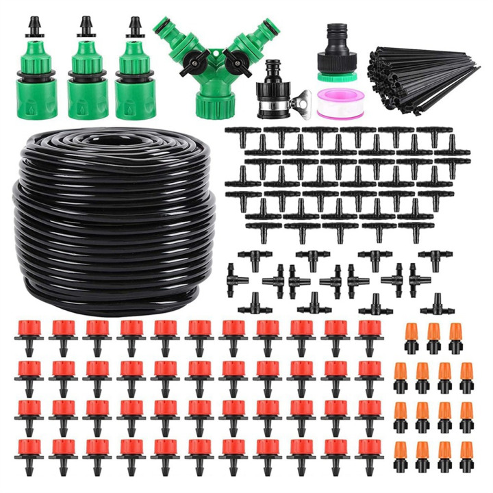 Garden Drip Irrigation Kit Drip Irrigation System 1/4 Inch Blank Tubing ...