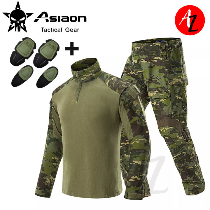 ASIAON Gen3 Tactical Uniform Set BDU Battle Dress Uniform Camouflage ...