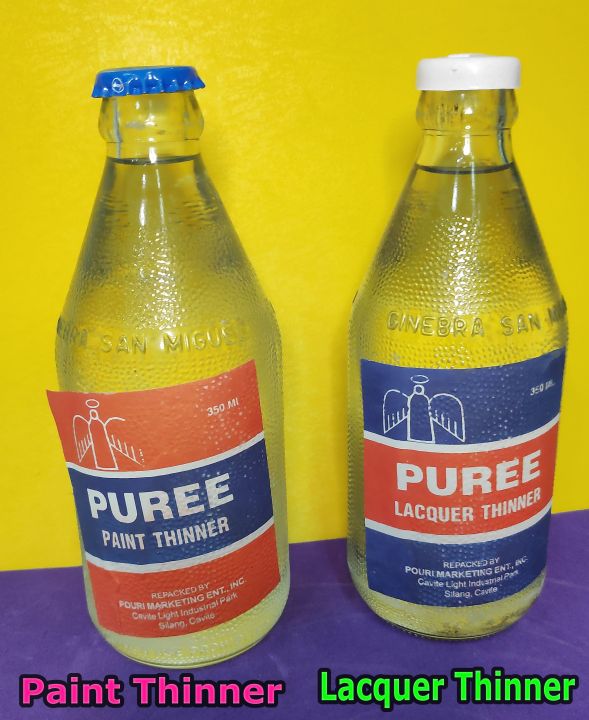 Puree Paint Thinner ️ Puree Lacquer Thinner ️ 350ml ️ Bottled and ...