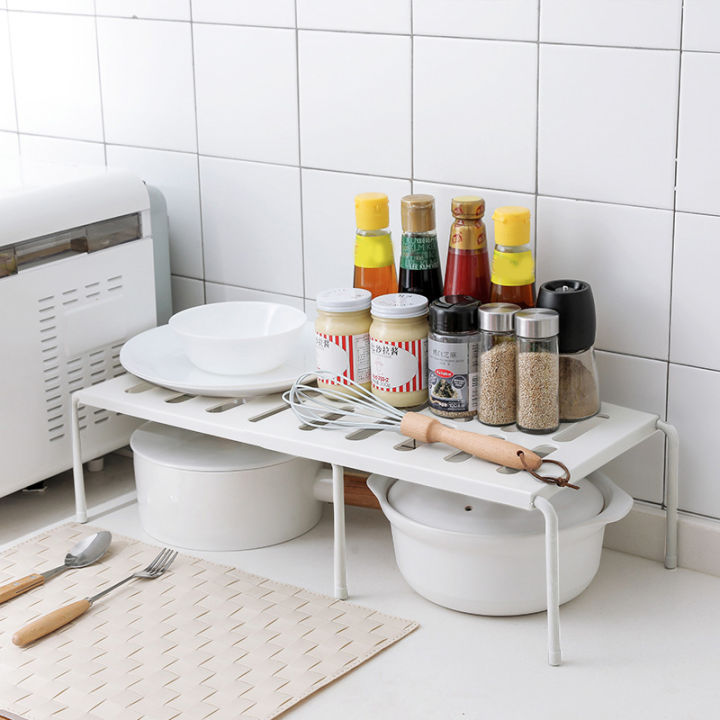 Kitchen Rack Retractable Shelf Multi-Function Finishing Small Shelf ...
