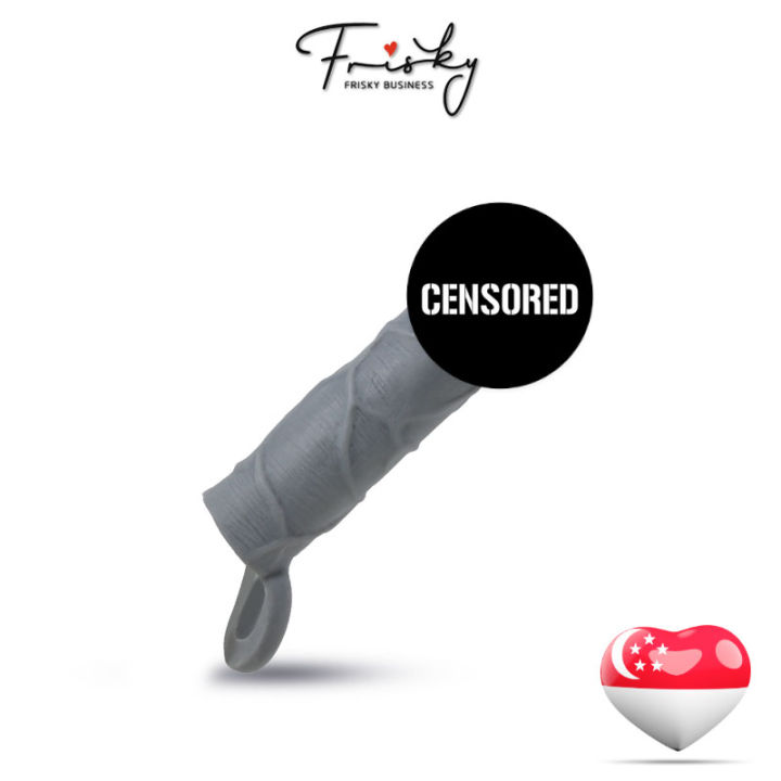 Large Launch - Male Enlargement Realistic Penis Sleeve, Body-safe TPR ...