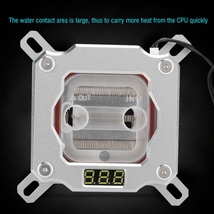 Mugast CPU Water Cooling Block Computer CPU Water Cooling Block Water ...