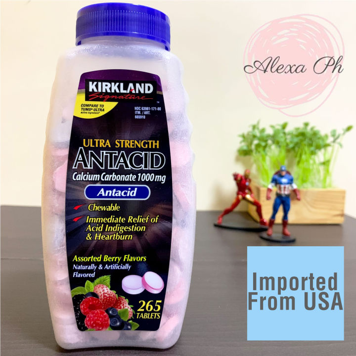 (EXPIRATION AUGUST 2027) Kirkland Signature, Antacid Ultra Strength ...