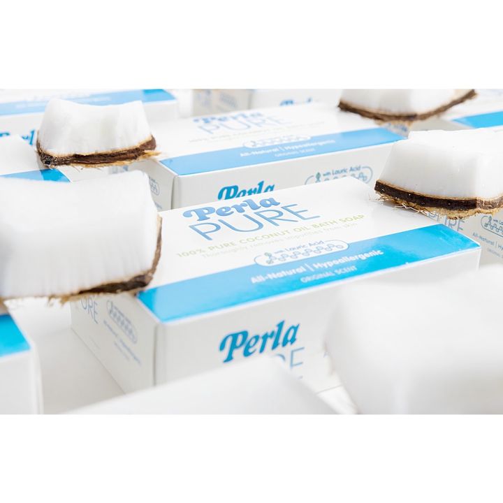 Perla Pure Bath Hypoallergenic Soap Original - Personal Care (Set of 6 ...