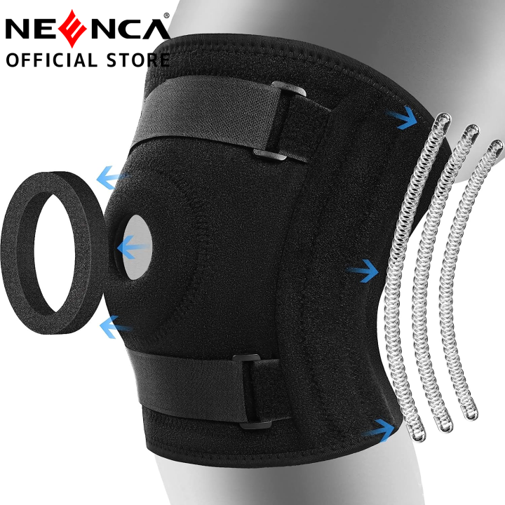 NEENCA Plus Size Knee Brace for Knee Pain Relief, Adjustable Knee ...