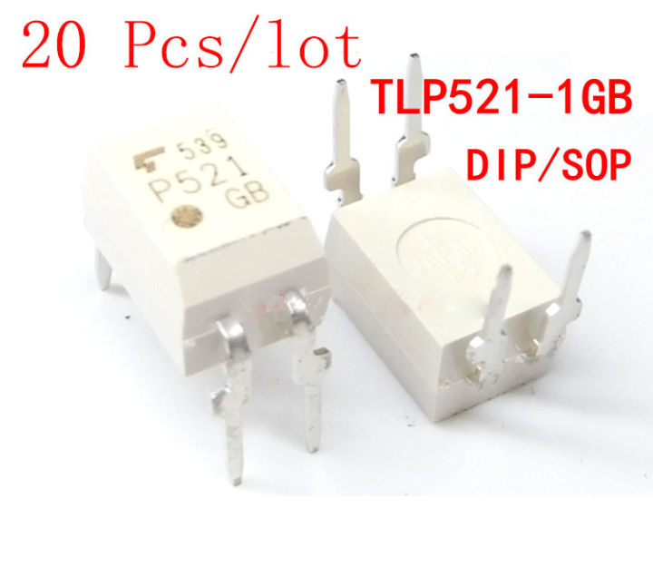 ออปโตคัปเปลอร์ DIP-4ในบรรทัด TLP521-1GB 20ชิ้น/ล็อต | Lazada.co.th