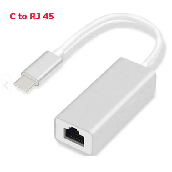 Type C USB-C USB 2.0 to RJ45 Ethernet 100Mbps LAN Network Adapter เสียบ ...