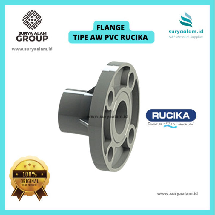 FLANGE AW 4" RUCIKA | FLANGE AW 6" RUCIKA | SAMBUNGAN PIPA PVC RUCIKA ...