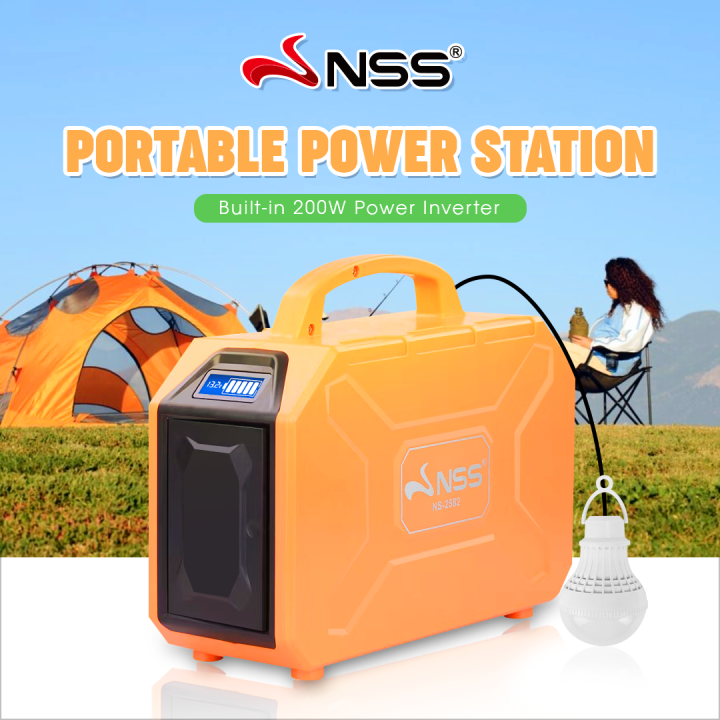 NSS 220V 200W Portable power bank multi-function Portable power station ...