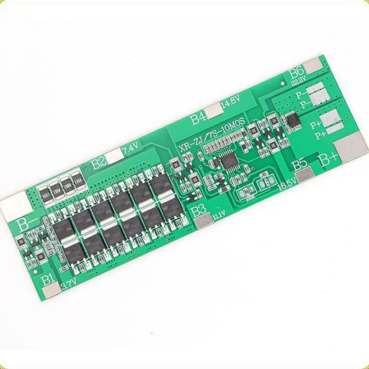 BMS 7S 24V Li-Ion 18650 Battery Packs Charge Board with Balance ...