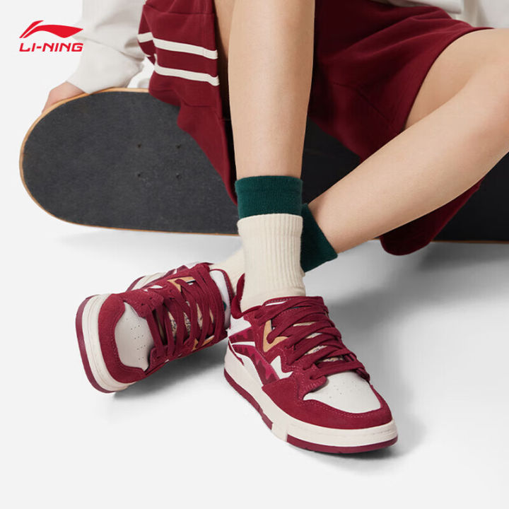 LI-NING WAVE PRO SE สเก็ตบอร์ดผู้หญิงรองเท้ากีฬามืออาชีพ AECU018ขาตั้ง ...