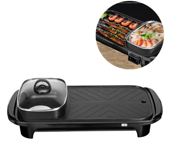 CPL Korean Samgyupsal Shabu Shabu Cooking 2 IN 1 ELECTRIC BBQ GRILL ...