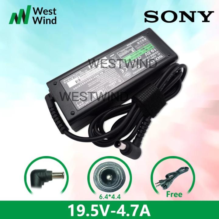 Sony VAIO Laptop Charger Adapter 19.5V 4.7A CWP 6.4mm x 4.4mm Circle ...