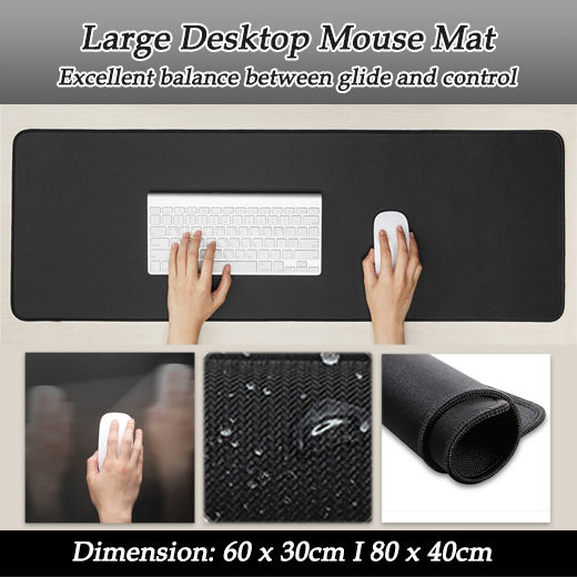 🇸🇬 (Thicken) Waterproof Desk Mouse Pad / Large Desktop Table Mat ...