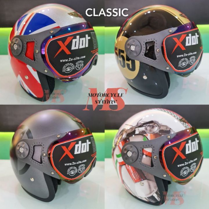 X-Dot XDot G-Classic Helmet LIMITED [L Size] | Lazada