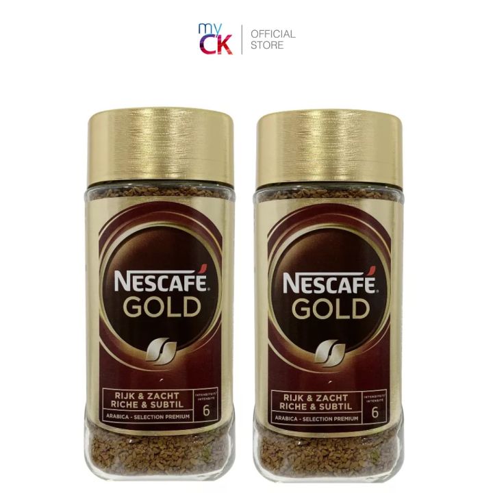 (Bundle of 2) Nescafe Gold Instant Coffee Rich Aroma & Smooth Taste ...