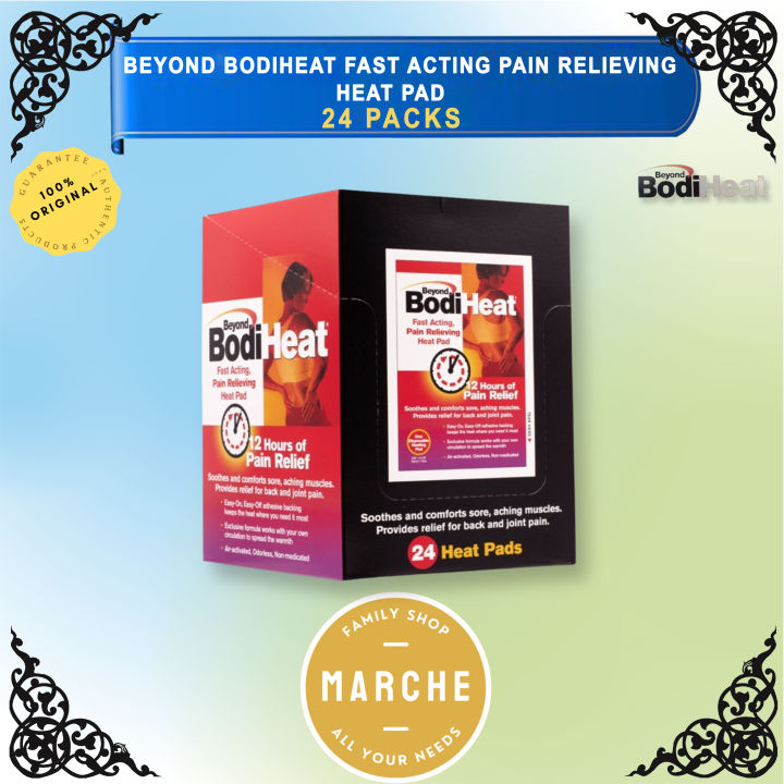 BEYOND BODIHEAT Fast Acting Pain Relieving Heat Pad (24 Packs) #Marche ...