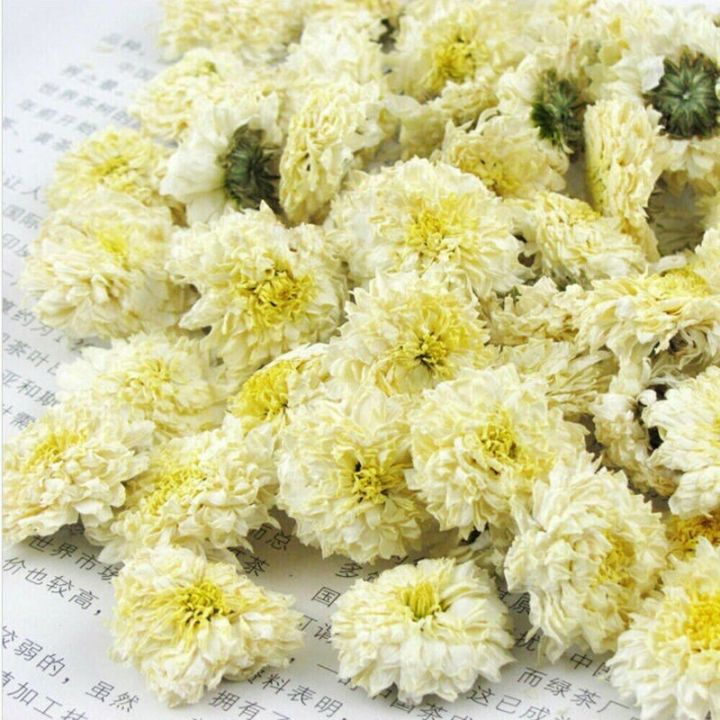 Organic Premium Huang Shan Tribute White Chrysanthemum Tea Dried Flower ...