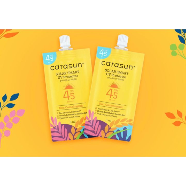 Carasun Solar Smart Sachet UV Protector Sunscreen Tabir Surya Sunblock ...