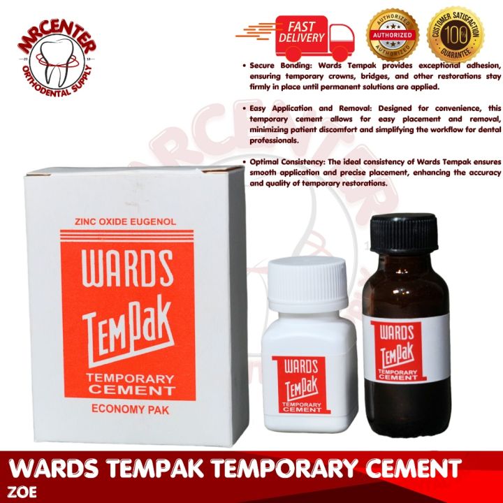 MrCenter| Wards Tempak Temporary Cement: Reliable Zinc Oxide Eugenol ...