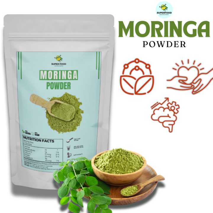 Superfood Moringa Powder (100g-200g) | Lazada PH