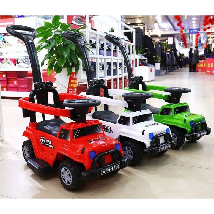 YSL Multifunction Outdoor Kids Ride on Toy Car Push Stroller Baby Kids ...