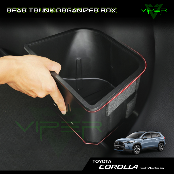 Toyota Corolla Cross Rear Trunk Organizer Box Storage Boot Tray ...