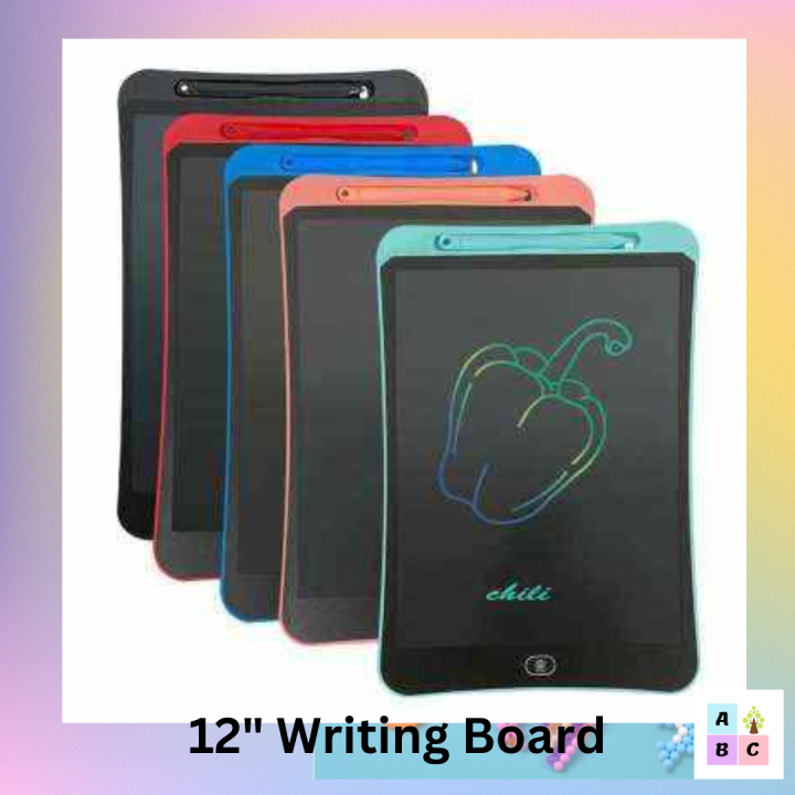 12 inches Writing pad drawing tablet LCD Smart Board Electronic | Lazada PH